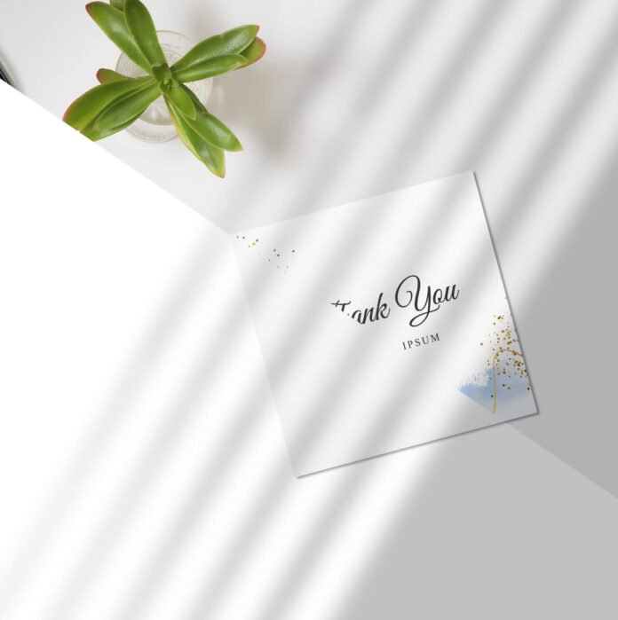 Free Thank You Card Mockup Vol 2 PSD Template - Mockup Den