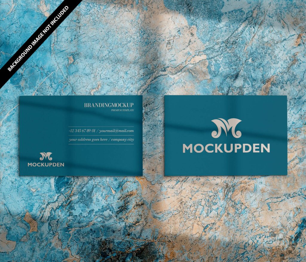 Free Calling Card Mockup PSD Template - Mockup Den