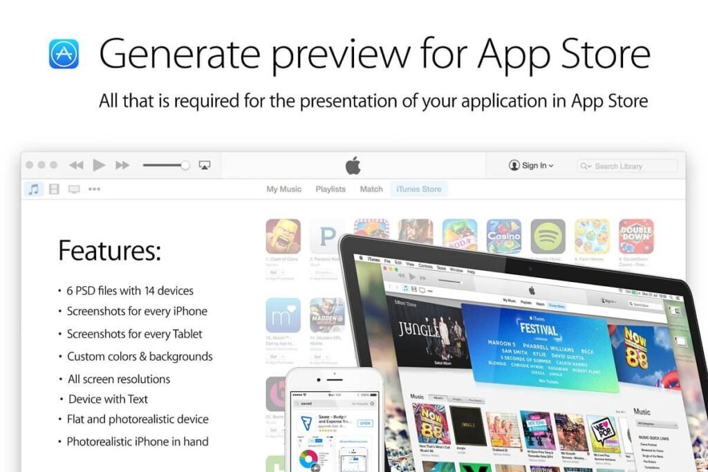 17+ Unique App Store Mockup For Presentation & Marketing