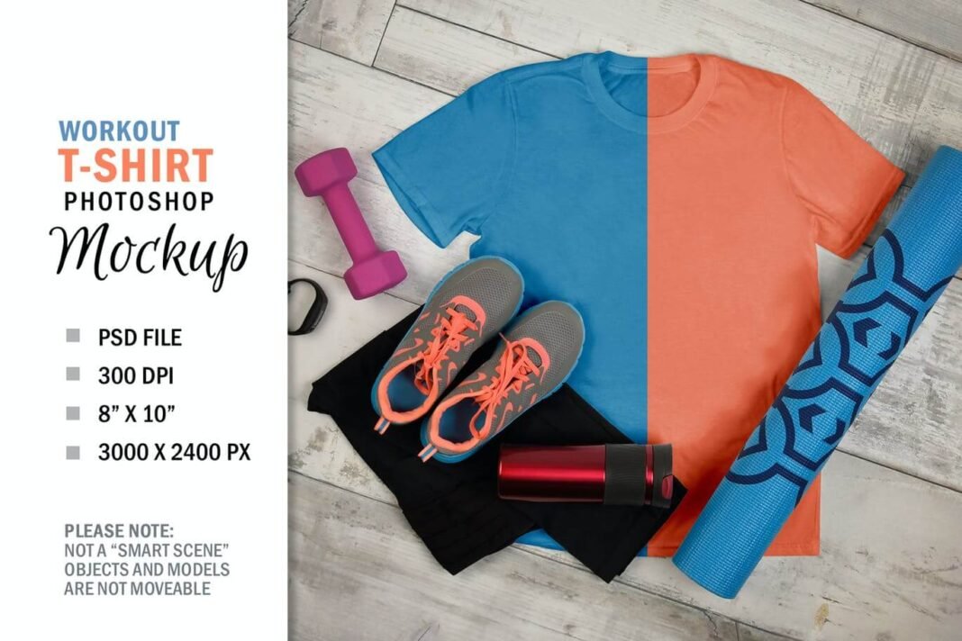16+ Best FREE Fitness Mockup PSD Templates - Mockup Den