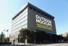 22+ Best FREE Building Mockup PSD Templates - Mockup Den