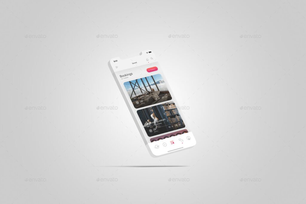 27+ Amazing App Screen Mockup PSD Templates - Mockup Den