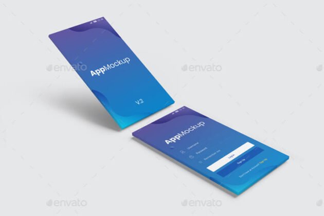 27+ Amazing App Screen Mockup PSD Templates - Mockup Den
