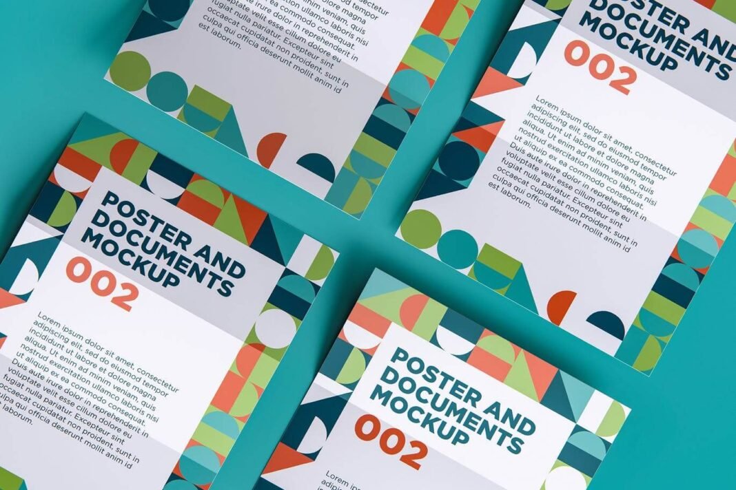 16+ Fresh New Document Mockup PSD Templates - Mockup Den
