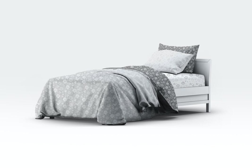 18+ Beautiful Bed Mockup PSD Templates - Mockup Den