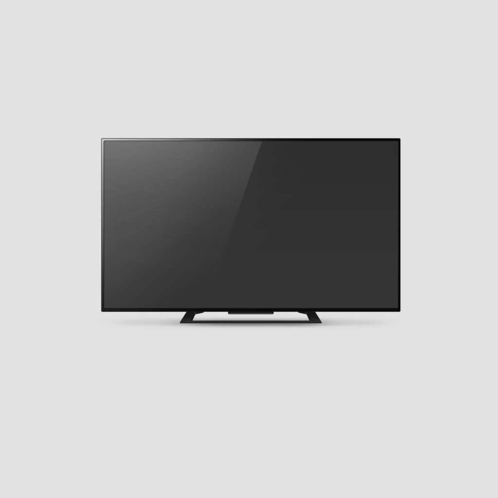 Free Sleek TV Mockup PSD Template - Mockup Den