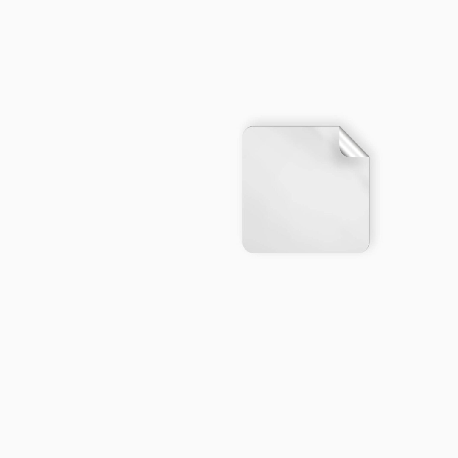 Free Square Sticker On a Notebook Mockup PSD Template - Mockup Den