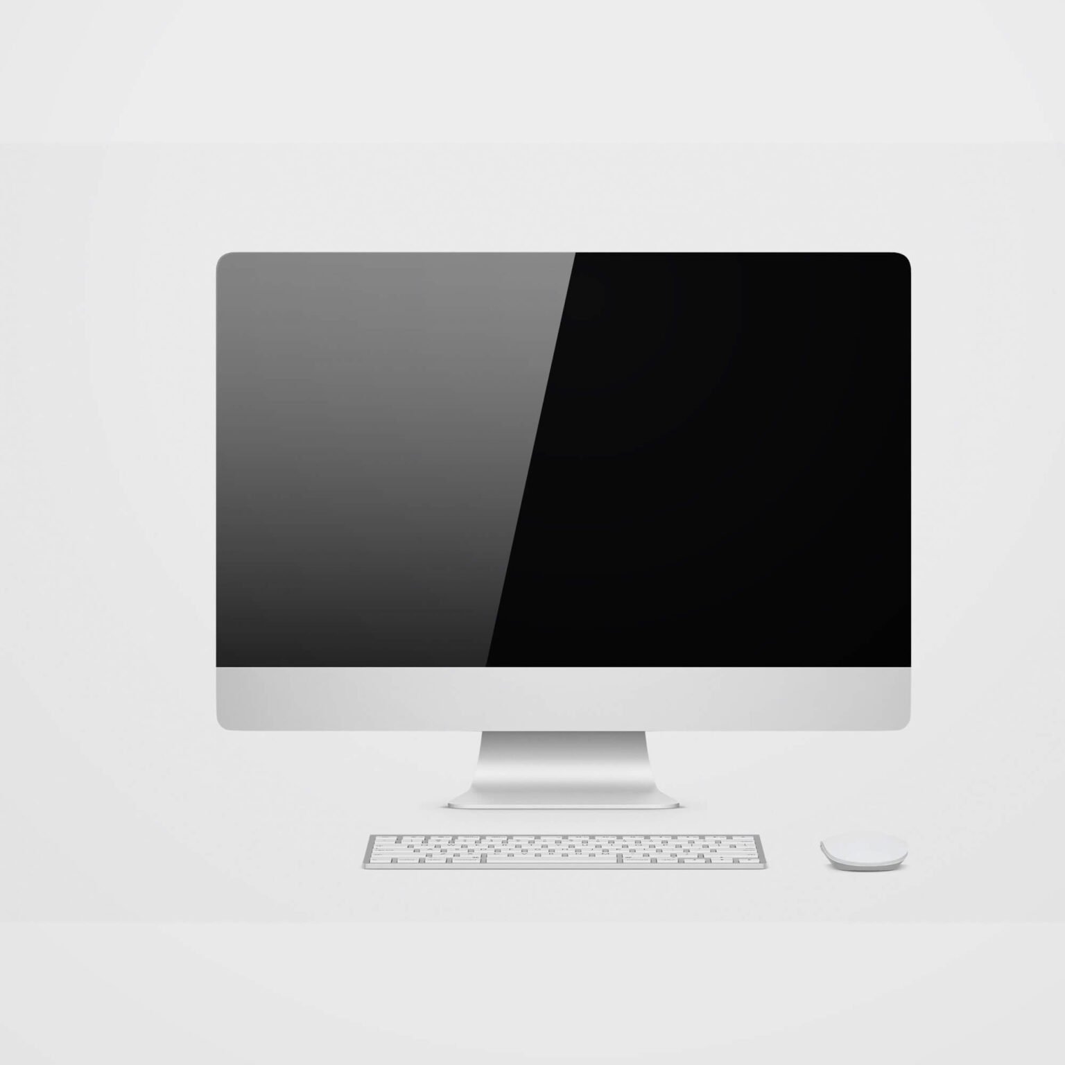 Free Website Display Mockup PSD Template - Mockup Den