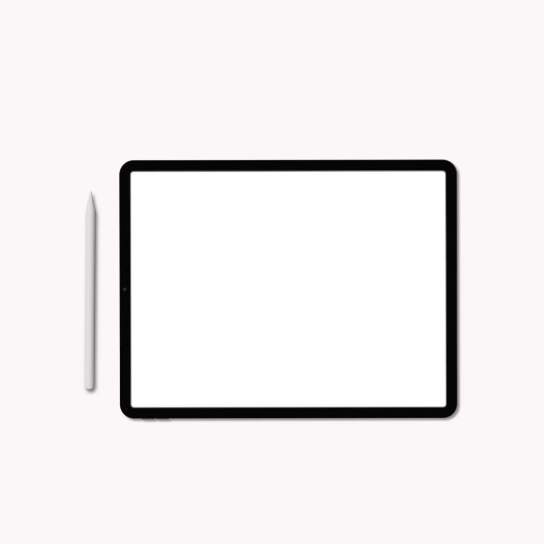 Free Black iPad Pro Mockup PSD Template - Mockup Den