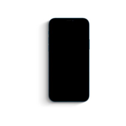 Free iPhone 12 Pro Max On Table Mockup - Mockup Den