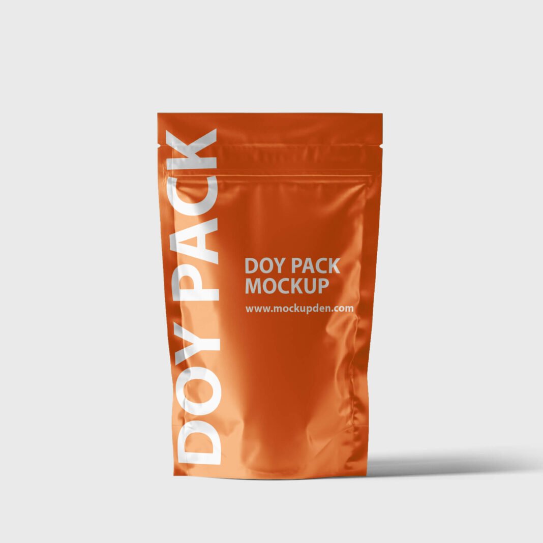 27+ Most Creative Doypack Mockup PSD, Vector Design Template