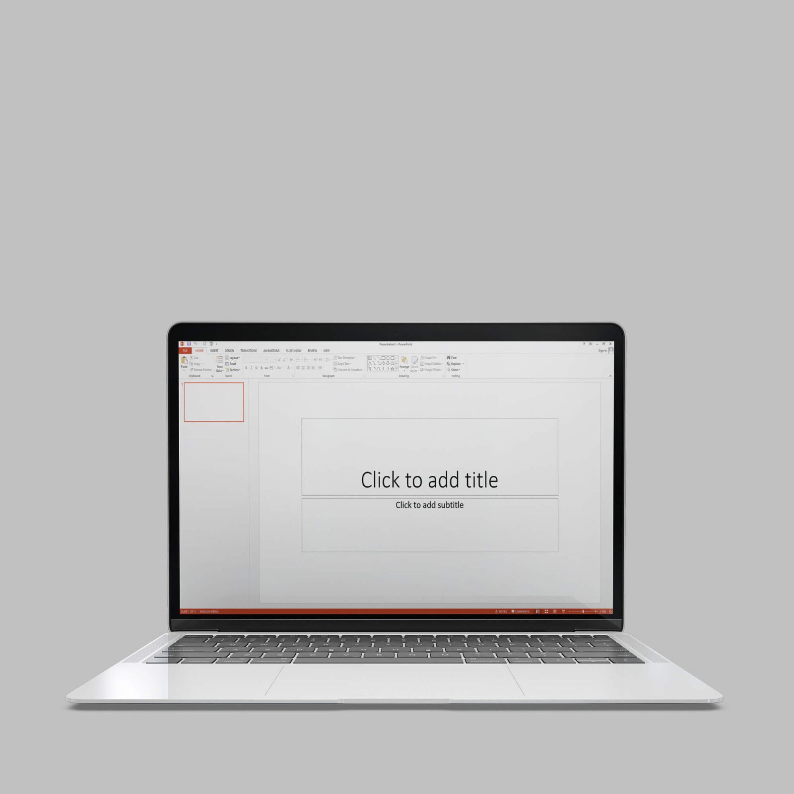 Free PowerPoint Mockup Template PSD - Mockup Den