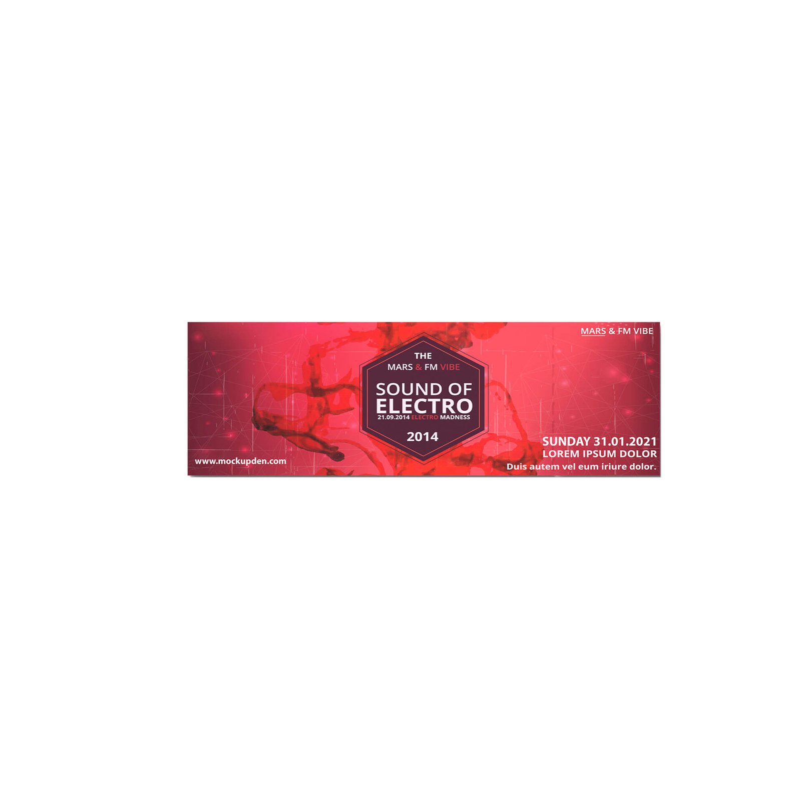Free Season Ticket Mockup PSD Template- Mockup Den