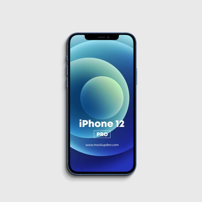 Free iPhone 12 Pro Mockup PSD Template - Mockup Den