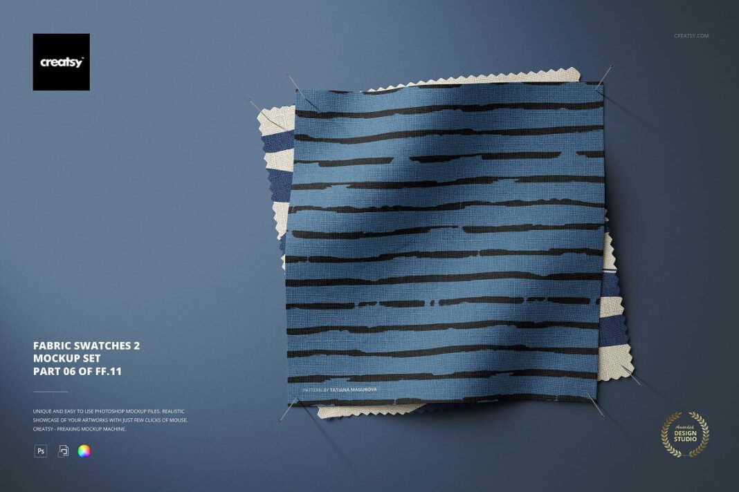 15+ Unique Fabric Pattern Mockup PSD Templates - Mockup Den