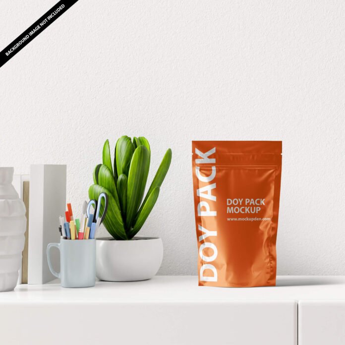 27+ Most Creative Doypack Mockup PSD, Vector Design Template