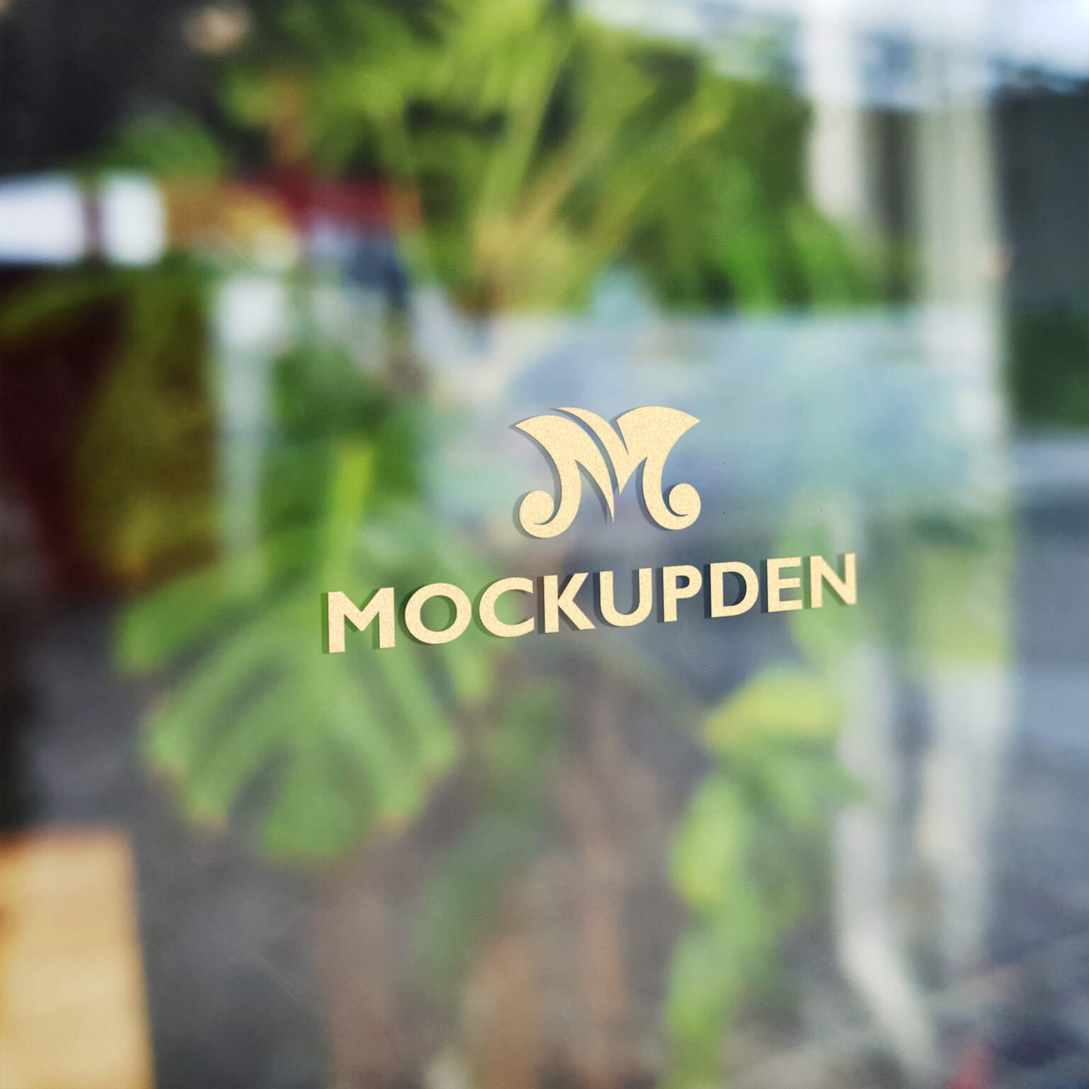 Free Window Signage Mockup PSD Template - Mockup Den