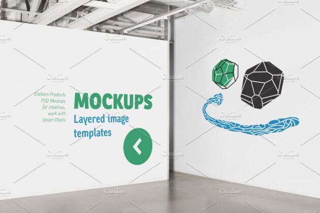 15+ Creative Indoor Signage Mockup PSD Templates -Mockup Den