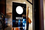 20+ Stunning Window Signage Mockup PSD Templates