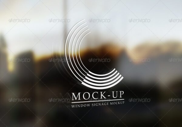 20+ Stunning Window Signage Mockup PSD Templates