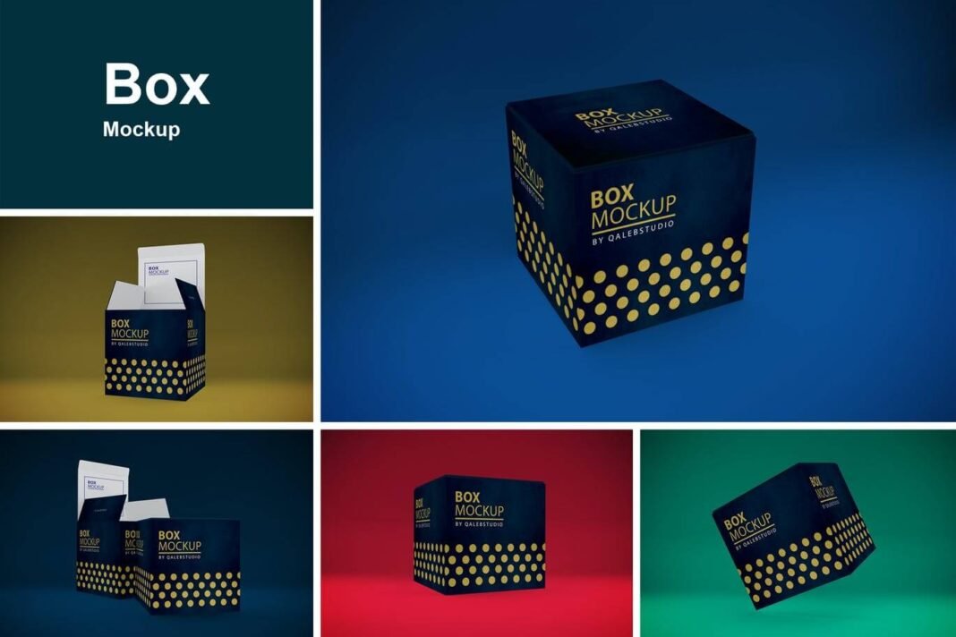 17+ Simple Packing Box Mockup PSD Templates - Mockup Den