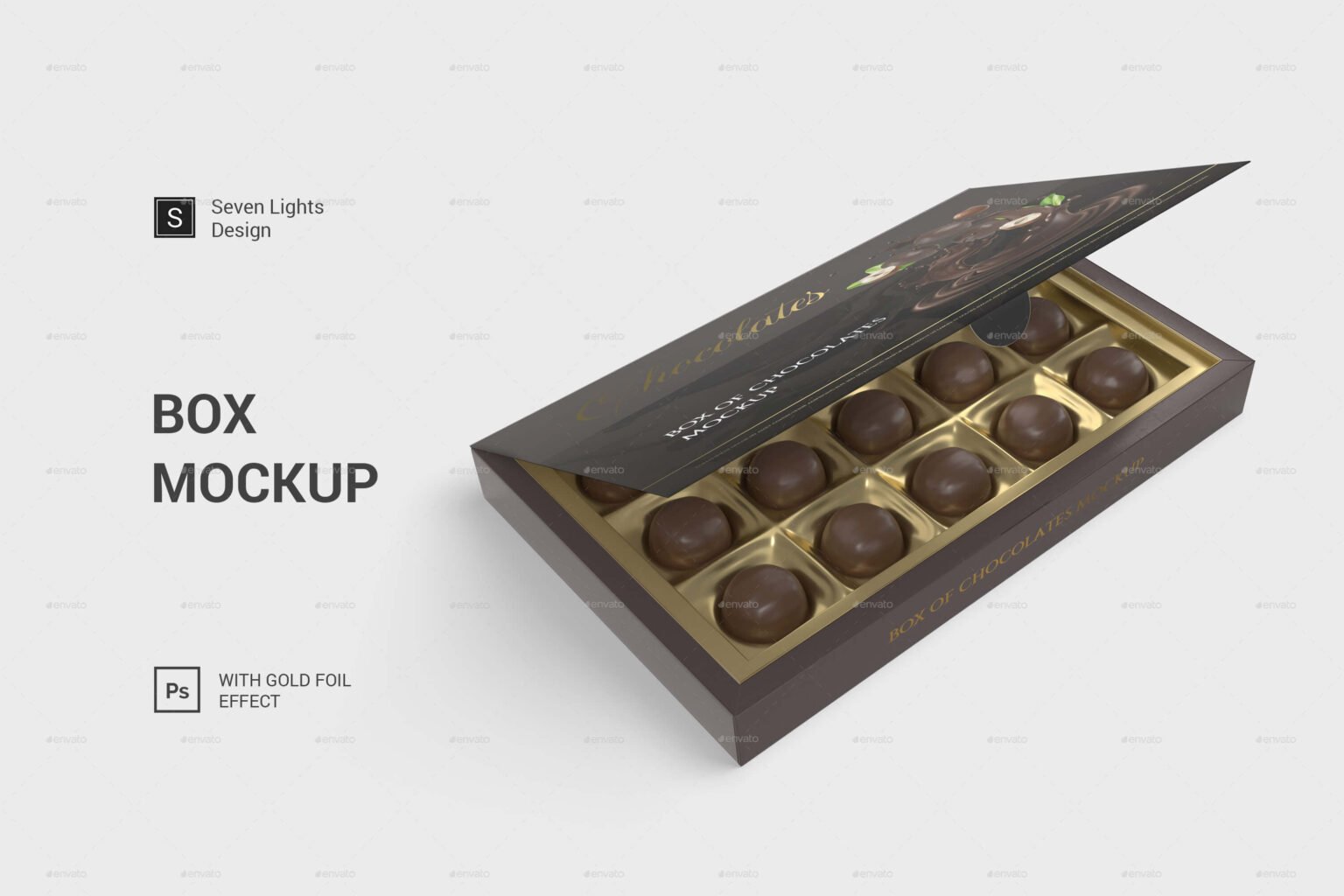 20+ Beautiful Sweets Box Mockup PSD Templates - Mockup Den