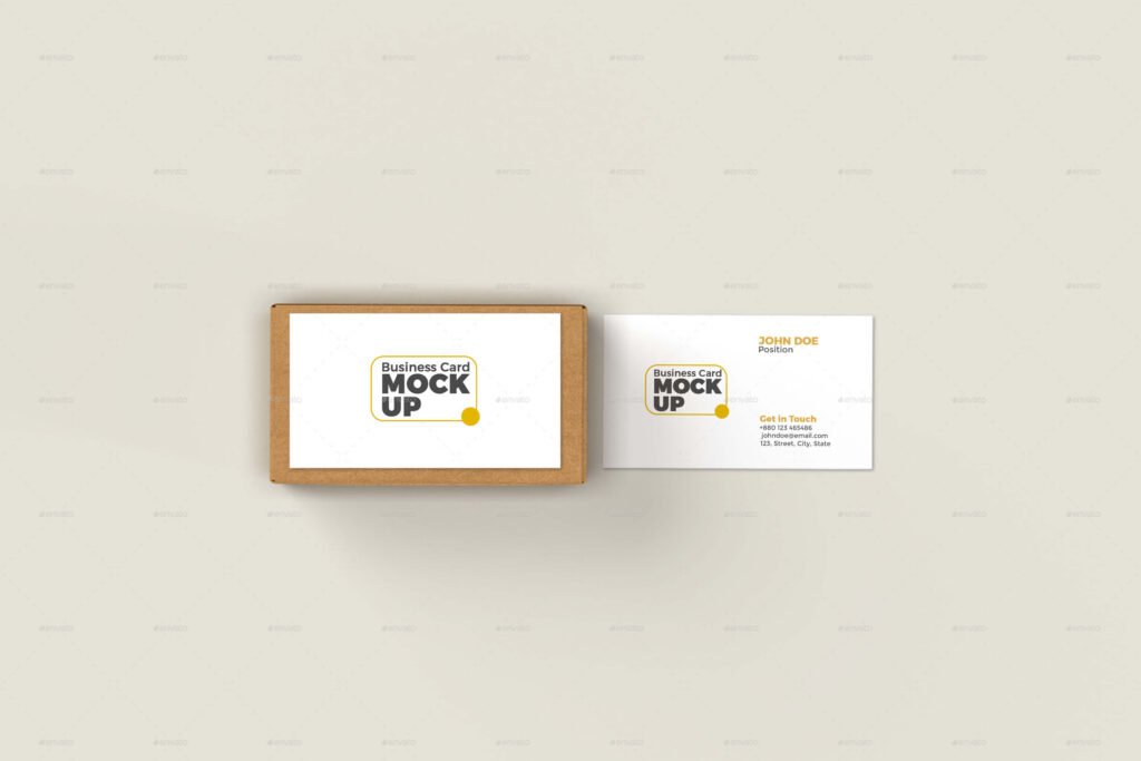 27+ Best FREE Card Box Mockup PSD Templates - Mockup Den