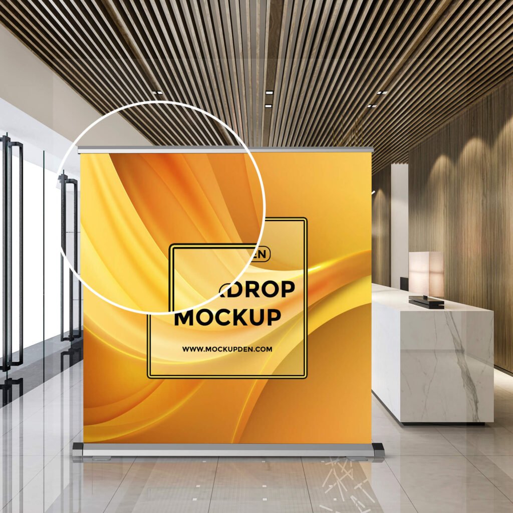 15+ Best Backdrop Mockup PSD Templates | Indoor & Outdoor