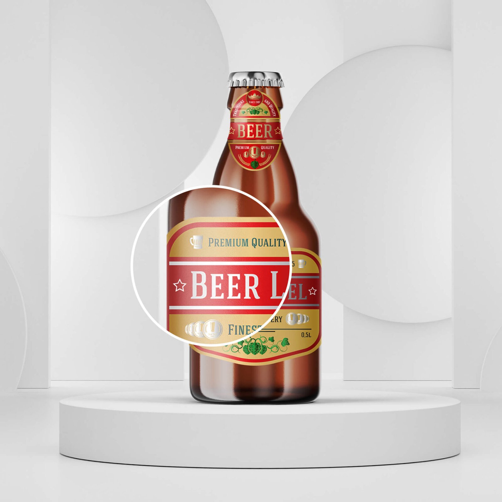 Beer Label Mockup | 24+ Creative Beer Packaging Concept for Branding