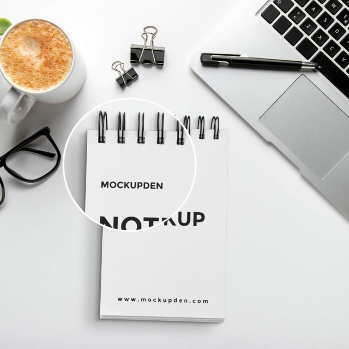 Free Note Mockup PSD Template - Mockup Den