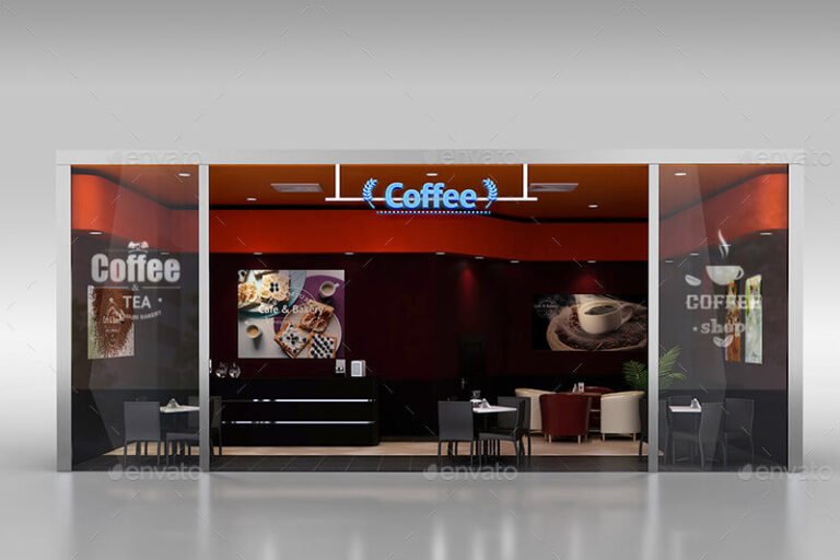 27+ Unique Coffee Shop Mockup PSD Templates - Mockup Den