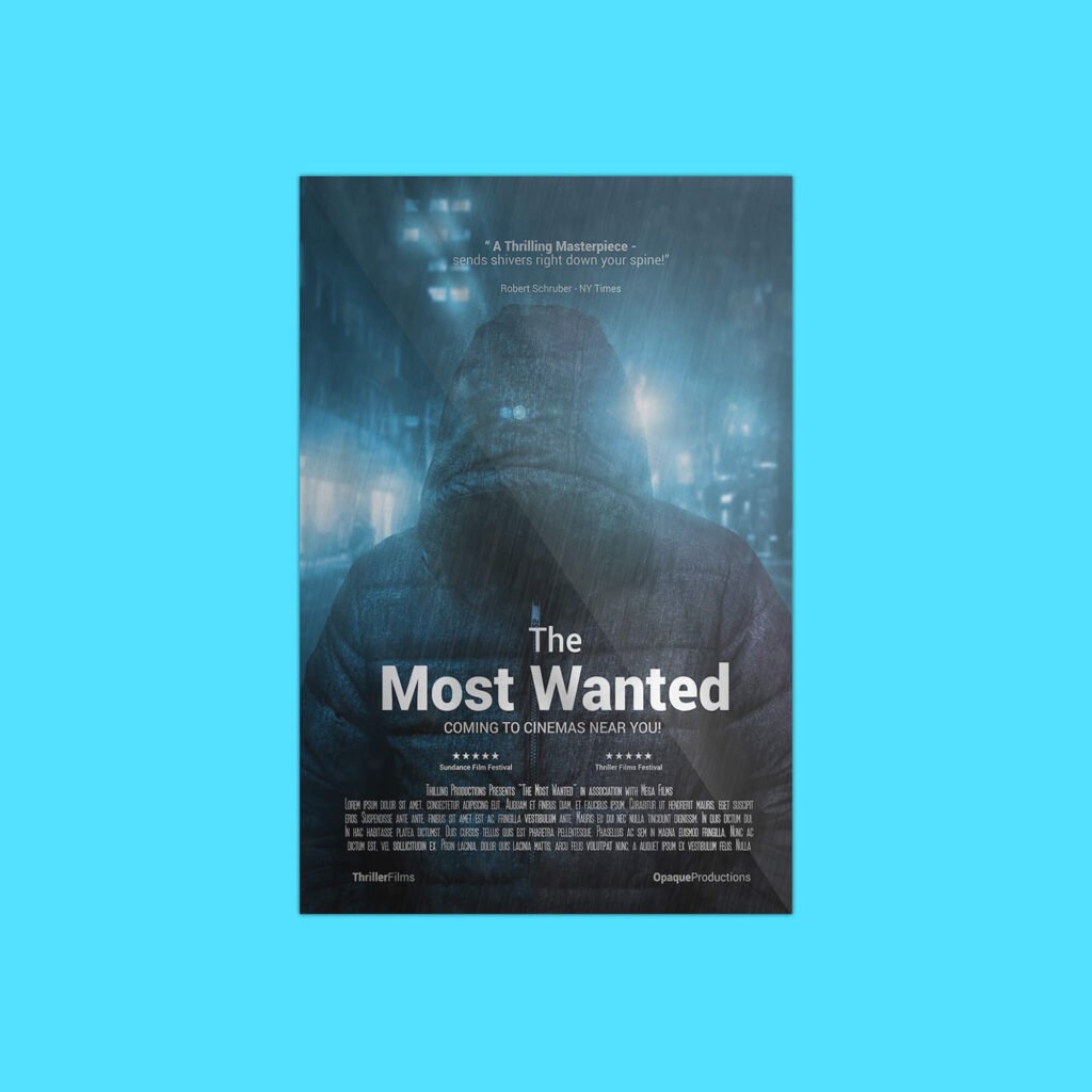 Free Film Mockup PSD Template - Mockup Den