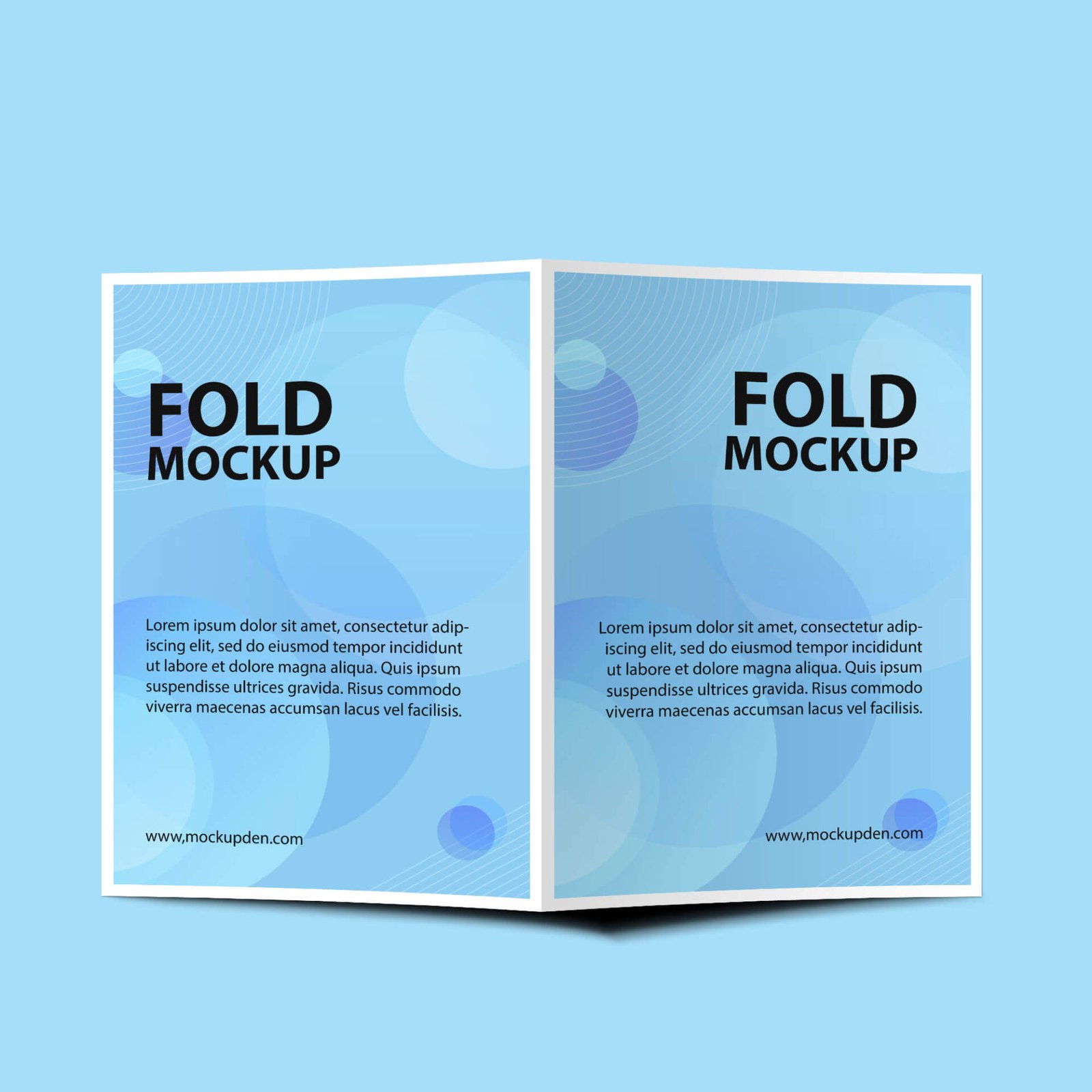 Free Fold Mockup PSD Template - Mockup Den