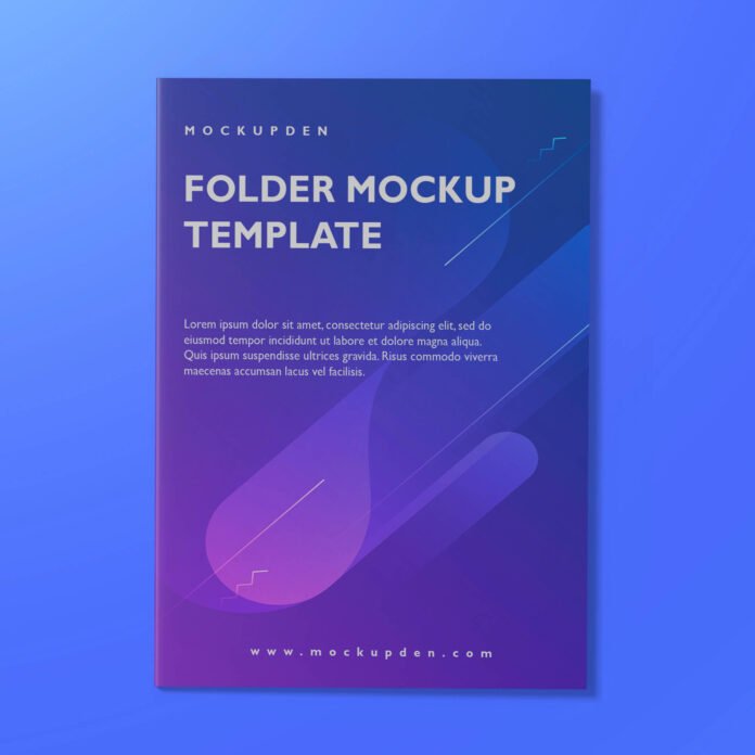 Free Folder Mockup Template PSD Template - Mockup Den