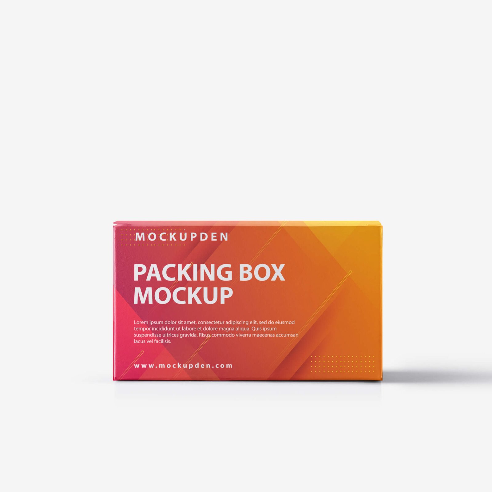 Free Packing Box Mockup PSD Template - Mockup Den