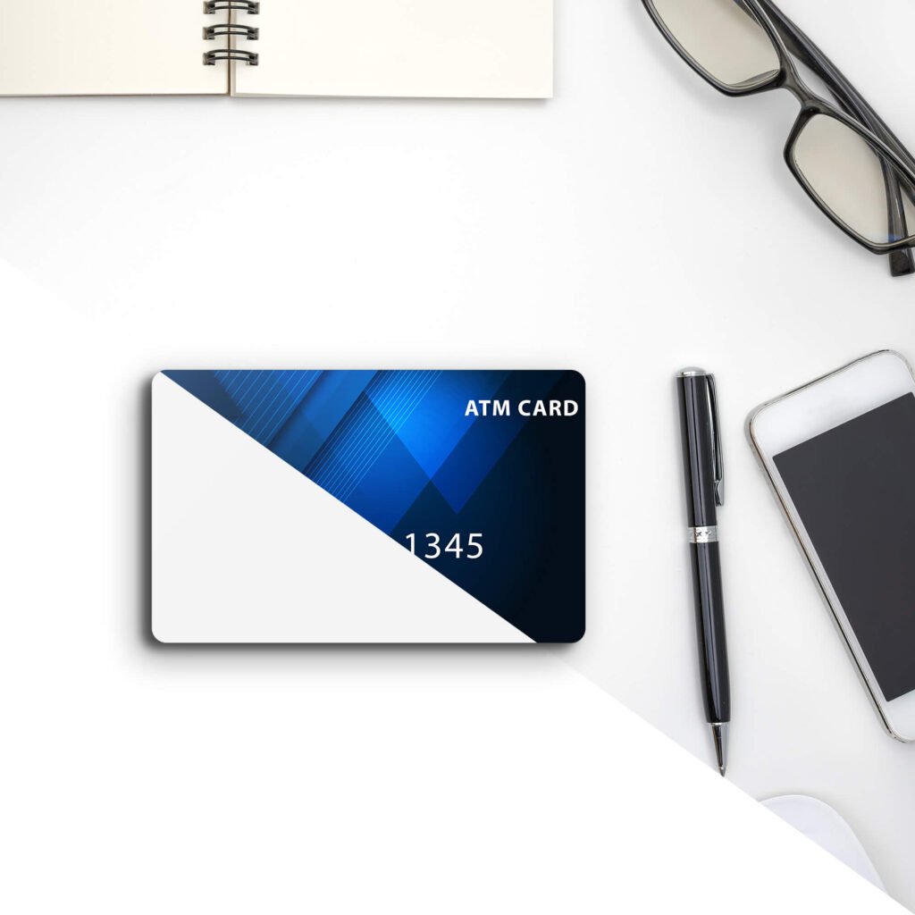 Free ATM Card Mockup PSD Template - Mockup Den