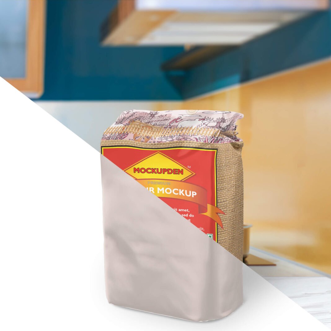 22+ FREE Flour Bag Mockup Packaging PSD Templates