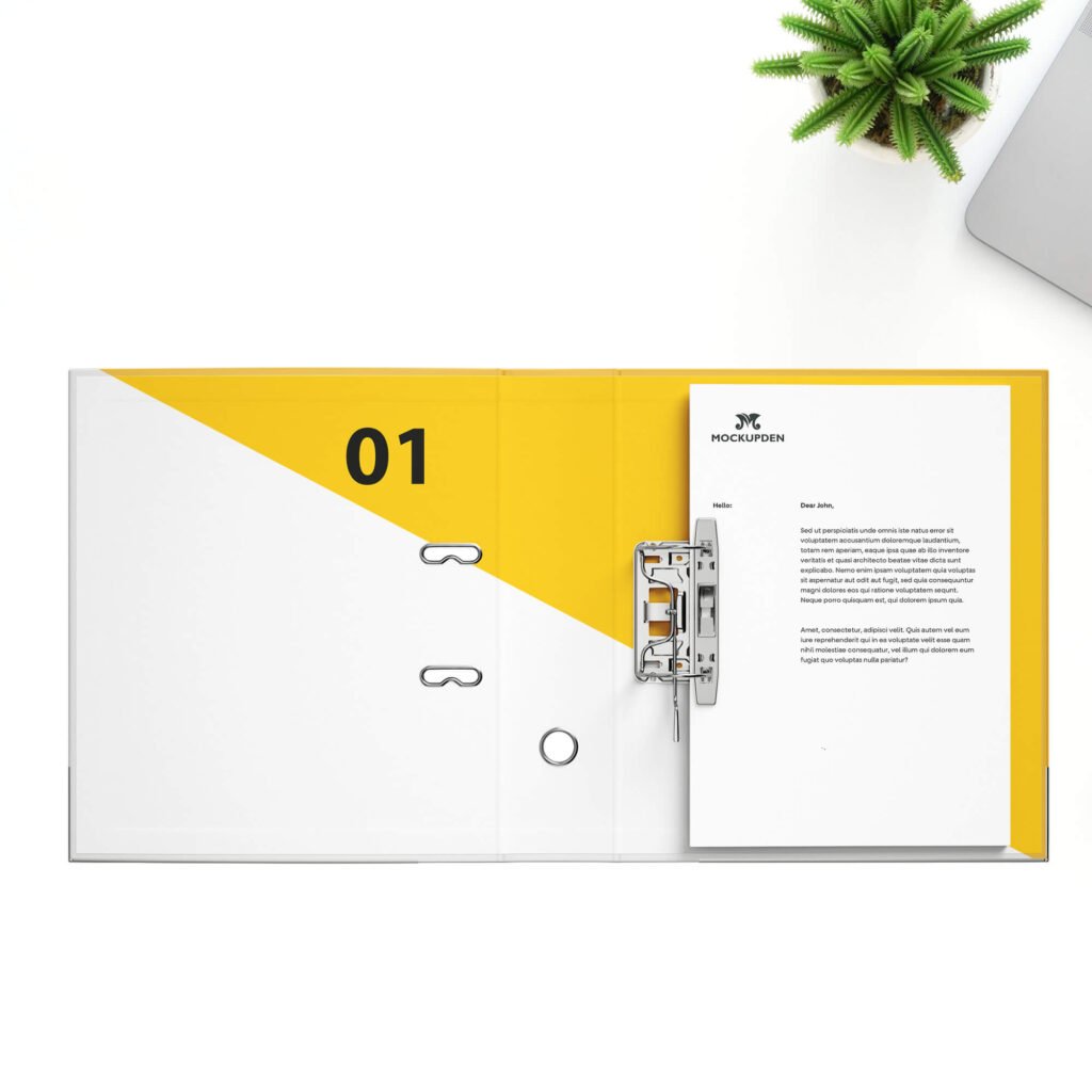 Free Folders Mockup PSD Template - Mockup Den