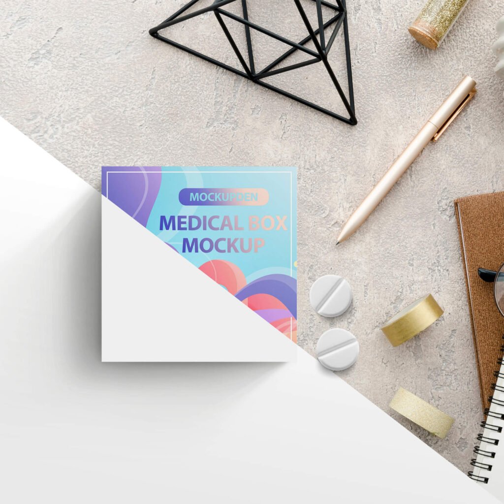 Best Medicine Box Mockup | 24+ Free PSD Medical Packaging Mockup
