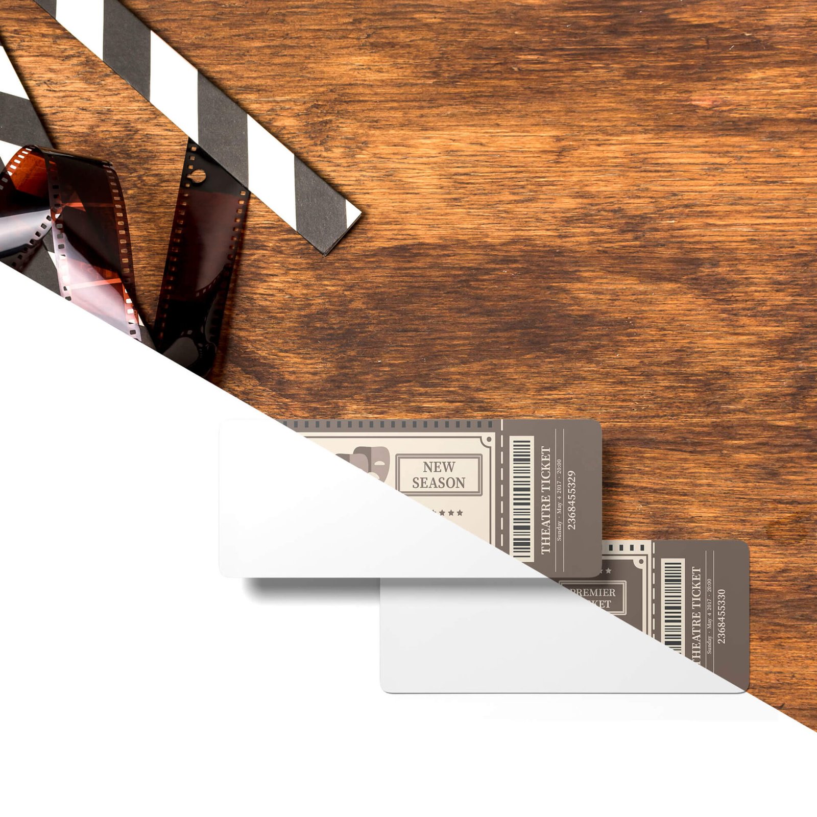 Free Theatre Ticket Mockup PSD Template - Mockup Den