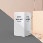 Free White Box Mockup PSD Template - Mockup Den