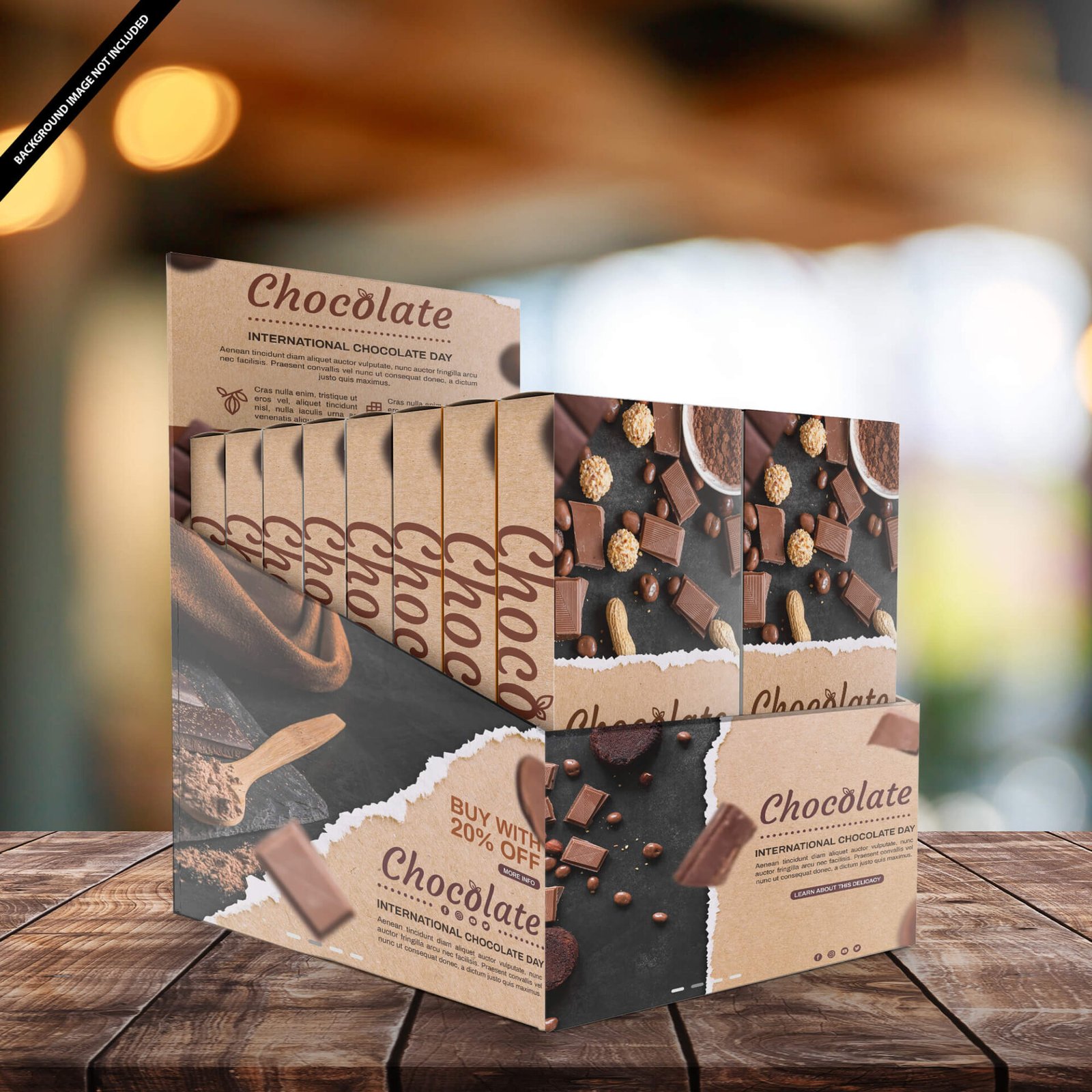 Free Display Box Mockup PSD Template - Mockup Den