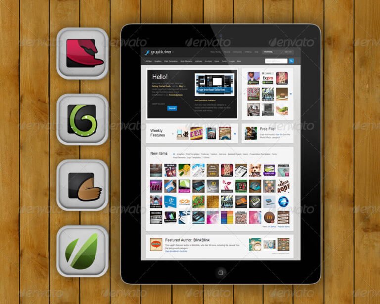 21+ Creative App Icon Mockup PSD Templates - Mockup Den