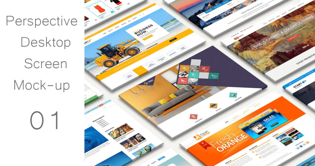 17+ Outstanding Digital Screen Mockup PSD Templates