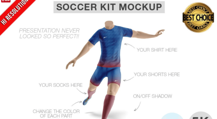 20+ Useful Football Kit Mockup PSD Templates - Mockup Den
