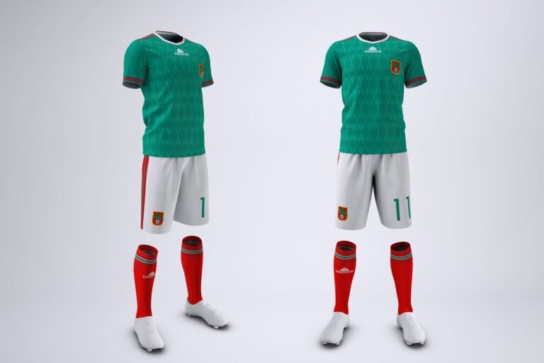 20+ Useful Football Kit Mockup PSD Templates - Mockup Den