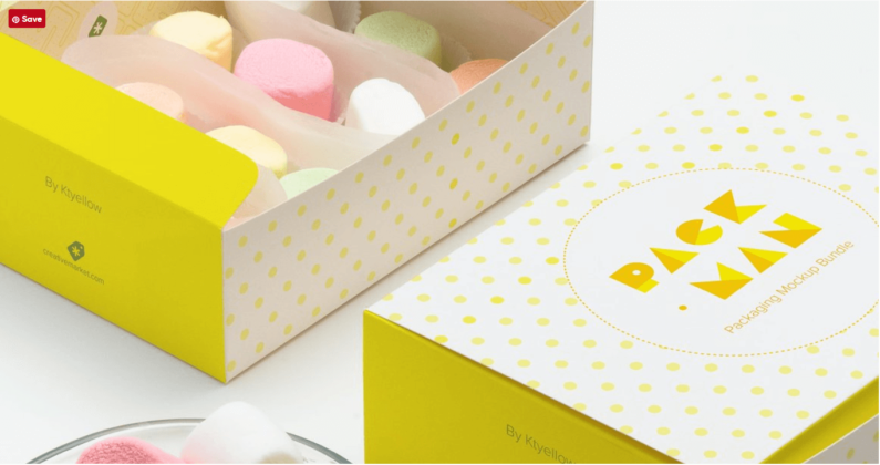 20+ Beautiful Sweets Box Mockup PSD Templates - Mockup Den