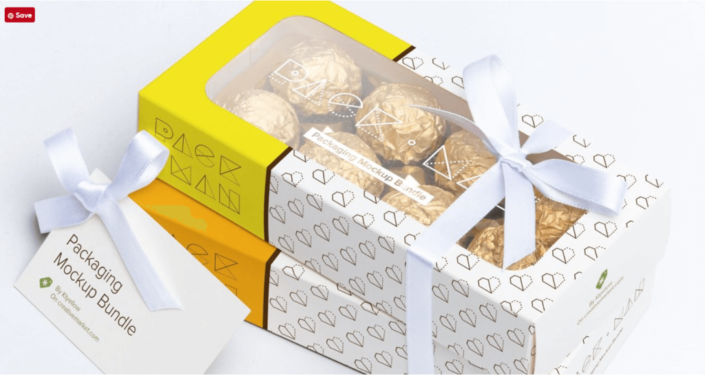 20+ Beautiful Sweets Box Mockup PSD Templates - Mockup Den