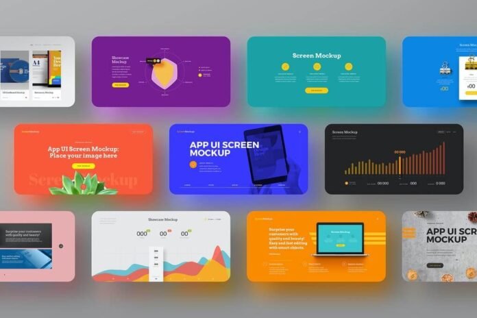 24+ Fantastic UI Screen Mockup PSD Templates - Mockup Den