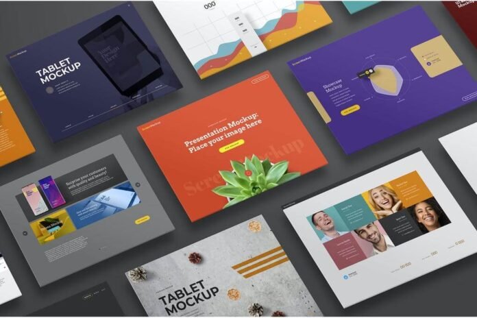 24+ Fantastic UI Screen Mockup PSD Templates - Mockup Den